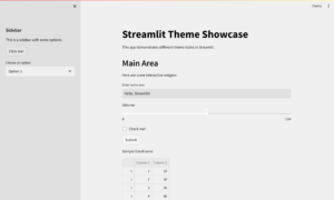 【Streamlit】お洒落なデザイン10選 | Ninth Code