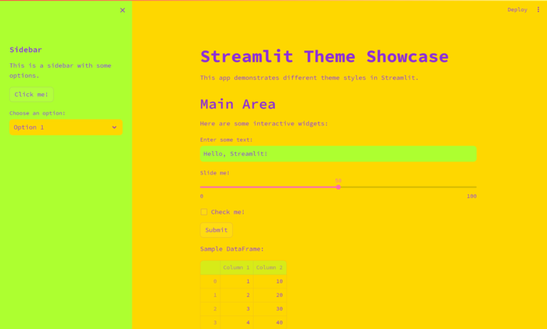 【Streamlit】お洒落なデザイン10選 | Ninth Code