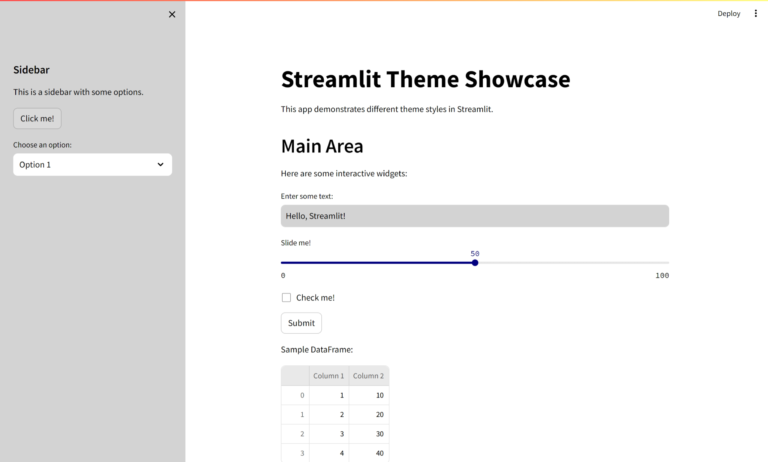 【Streamlit】お洒落なデザイン10選 | Ninth Code