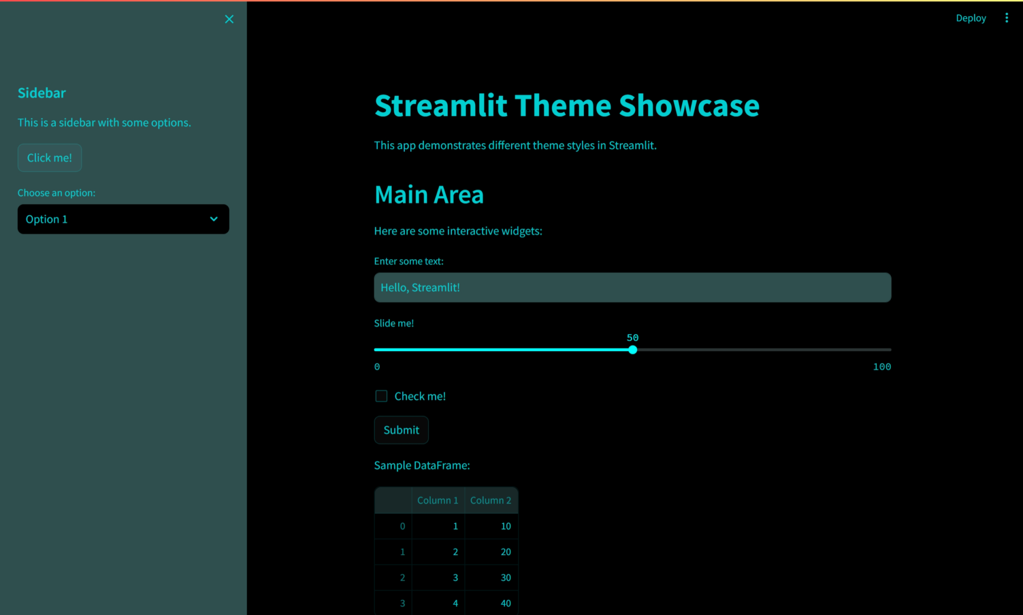 【Streamlit】お洒落なデザイン10選 | Ninth Code