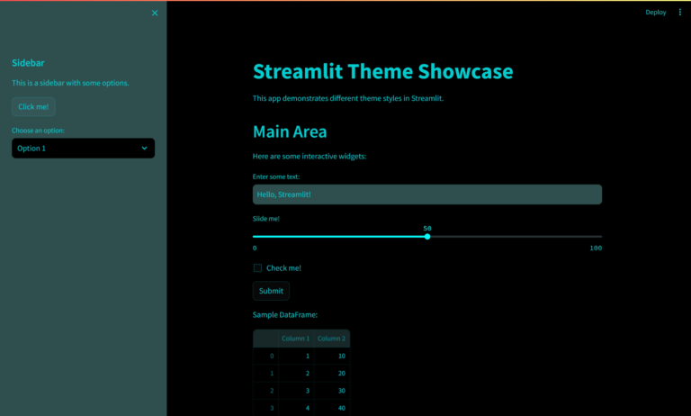 【Streamlit】お洒落なデザイン10選 | Ninth Code