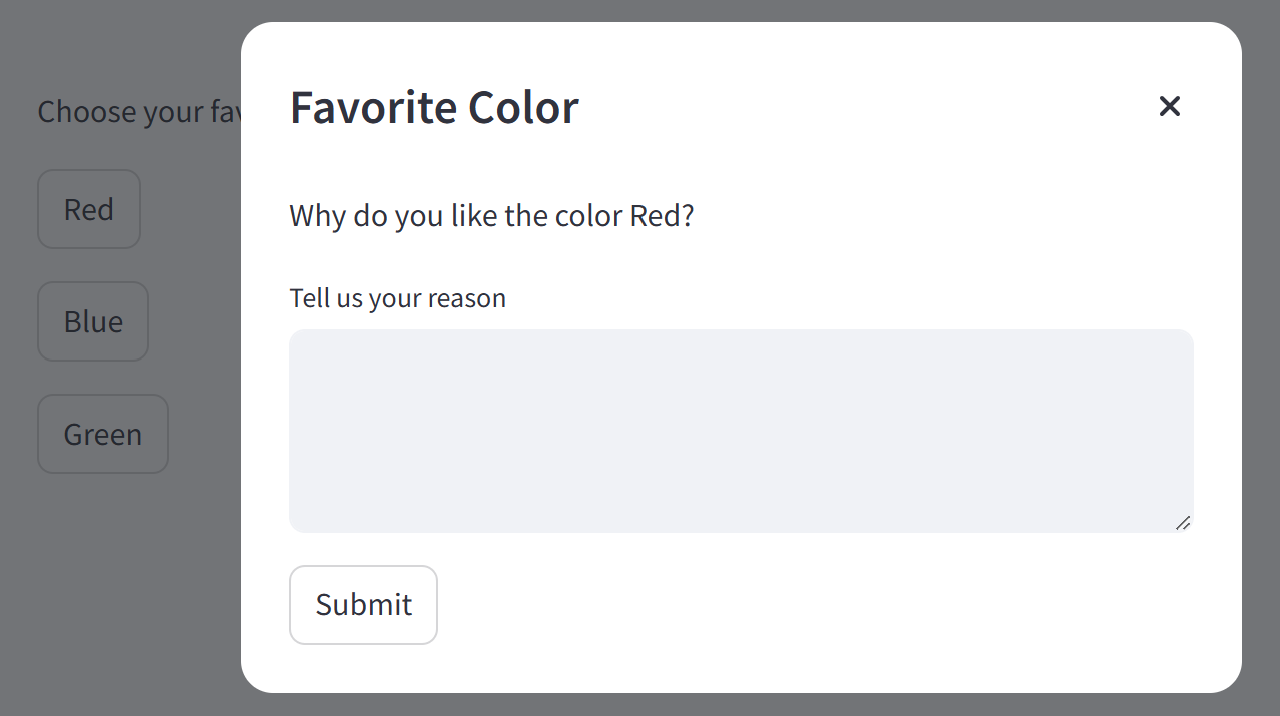 【Streamlit】ダイアログを実装する方法 | Ninth Code